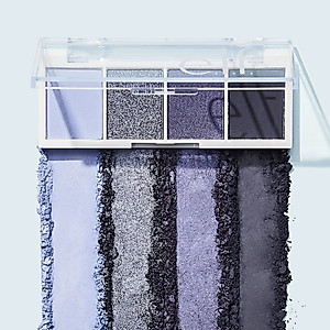 e.l.f. Bite-Size Eyeshadow, Ultra-Pigmented Eye Makeup Quad, 4 Matte & Shimmer Shades, Creamy & Blendable Powder, Açaí You, 0.12 Oz