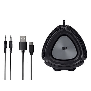 Monoprice Harmony Reuleaux Portable Bluetooth Speaker | IP67, Waterproof, TWS, Built-in Power Bank, 12 Hour Playback, for Home, Outdoor, Travel