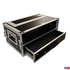 ProX XS-WM2U2DR 2U Rack Case with 2U Rack Drawer 12" Deep
