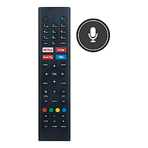 8142026670099K Replaced Remote with Voice Assistant fit for Sceptre Smart Android 4K Smart TV UMC & SRC Series A328BV-SRC A558CV-UMC A658CV-U A515CV-UMC A518CV-UMC A550CV-UMC A650CV-UMC A435BV-FSRC