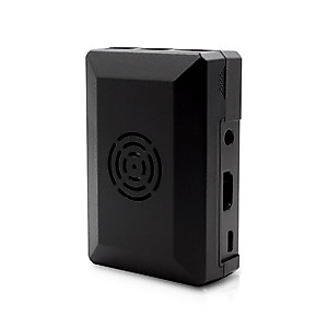 LoveRPi Active Cooling Media Center PC Case with Fan for Raspberry Pi 3 Model B+, Libre Computer Board, ASUS Tinker Board (Black)
