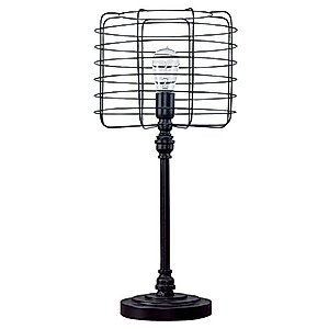 Signature Design by Ashley L207164 Javan Table Lamp, 11.63" x 11.63" x 24.75", Antique Black