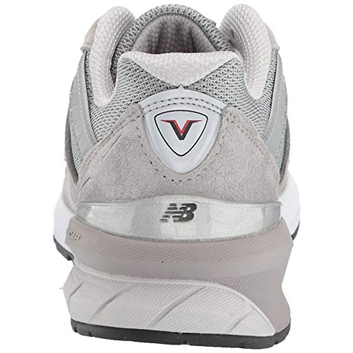 New Balance Women's Made in US 990 V5 Sneaker, Grey/Castlerock, 10.5 Wide