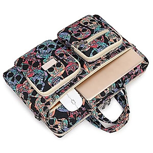 Ezrelia15-15.6 inch Laptop Shoulder Bag, for MacBook Pro 16, Hp Lenovo Dell 14 inch Waterproof Messenger Bag Case Sleeve