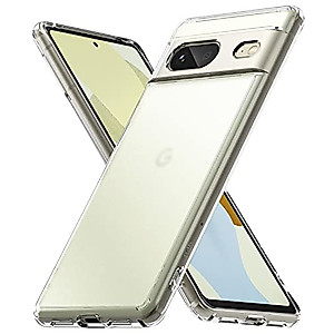 Ringke Fusion [Anti-Fingerprint Technology] Compatible with Google Pixel 7 Case 5G, Protective Sturdy Back Shockproof TPU Bumper Translucent Smudge Proof Cover for Women, Men - Matte Clear