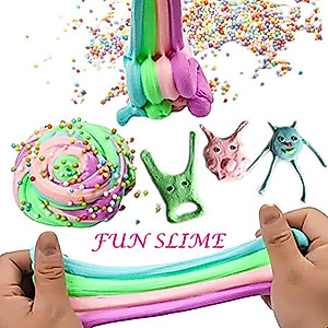 15 Pack Butter Slime Kit, with Mint Slime, Watermelon Coffee Lemon Rainbow and Cake Super Soft & Non-Sticky, Birthday Gifts for Girls Boys