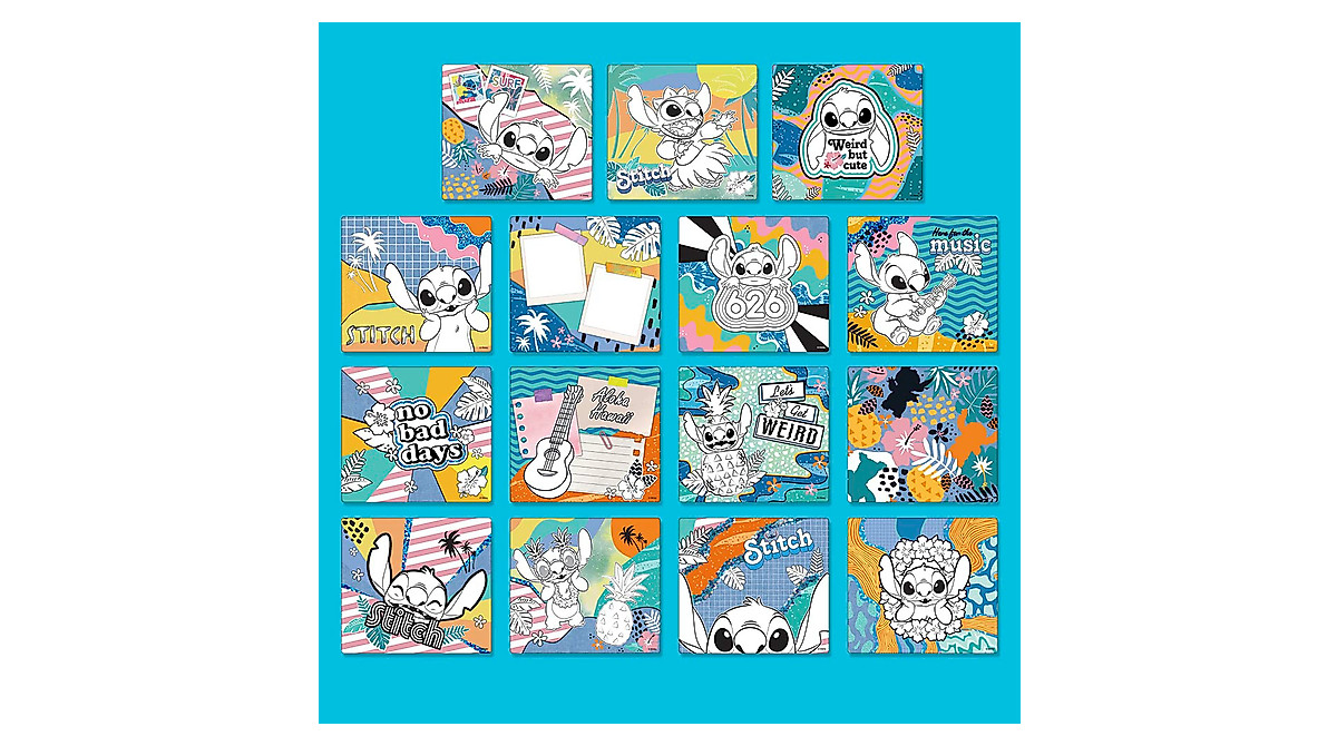 Disney Stitch Color & Collage Set - Unleash Creativity