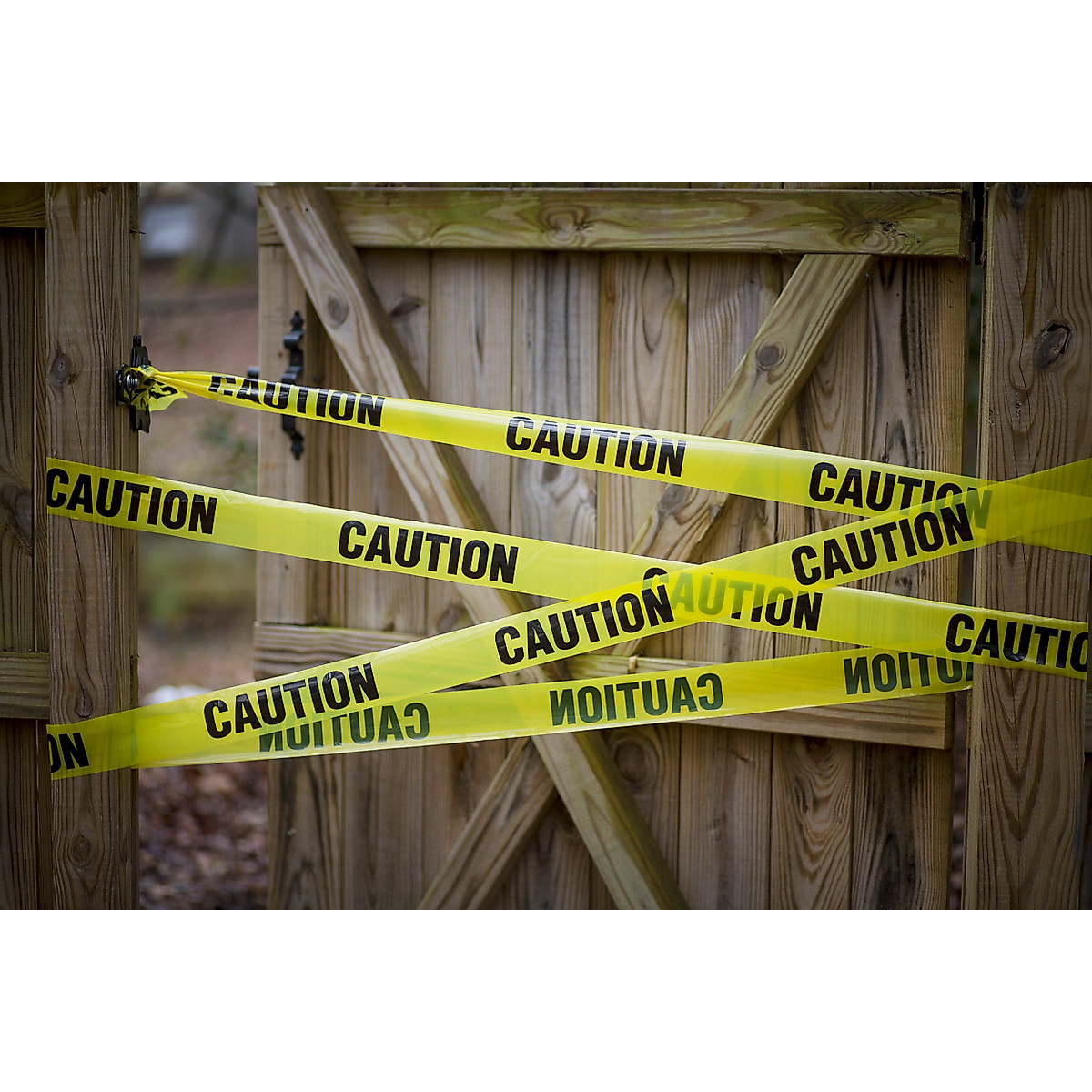 Caution Party Tape • 3 in. Wide X 100 Ft. Long • High Visibility • Tear Resistant Design • Great for Construction-Themed Parties & Signage for Small Hazards (100 ft) (1 Pack)