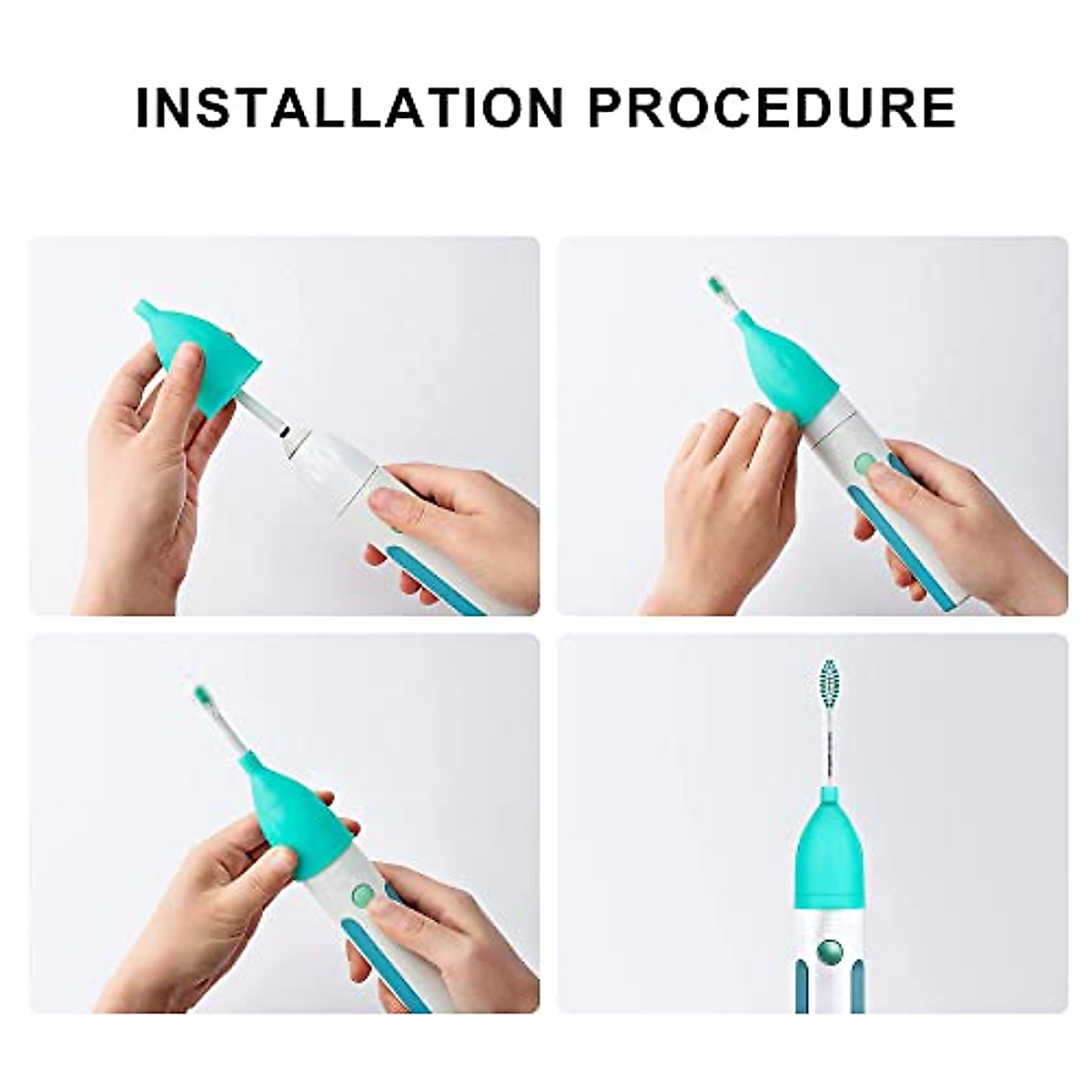 MoimTech Silicone Toothbrush Cover Compatible with Sonicare E Series Toothbrush