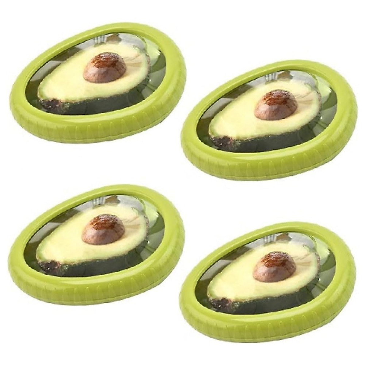 Silicone Fruit Storage Box, 4PC Reusable Storage Containers for Tomatoes, Avocados, Onions, Lemons, and Potatoes, Fruit and Vegetable Storage Box to Keep Fresh