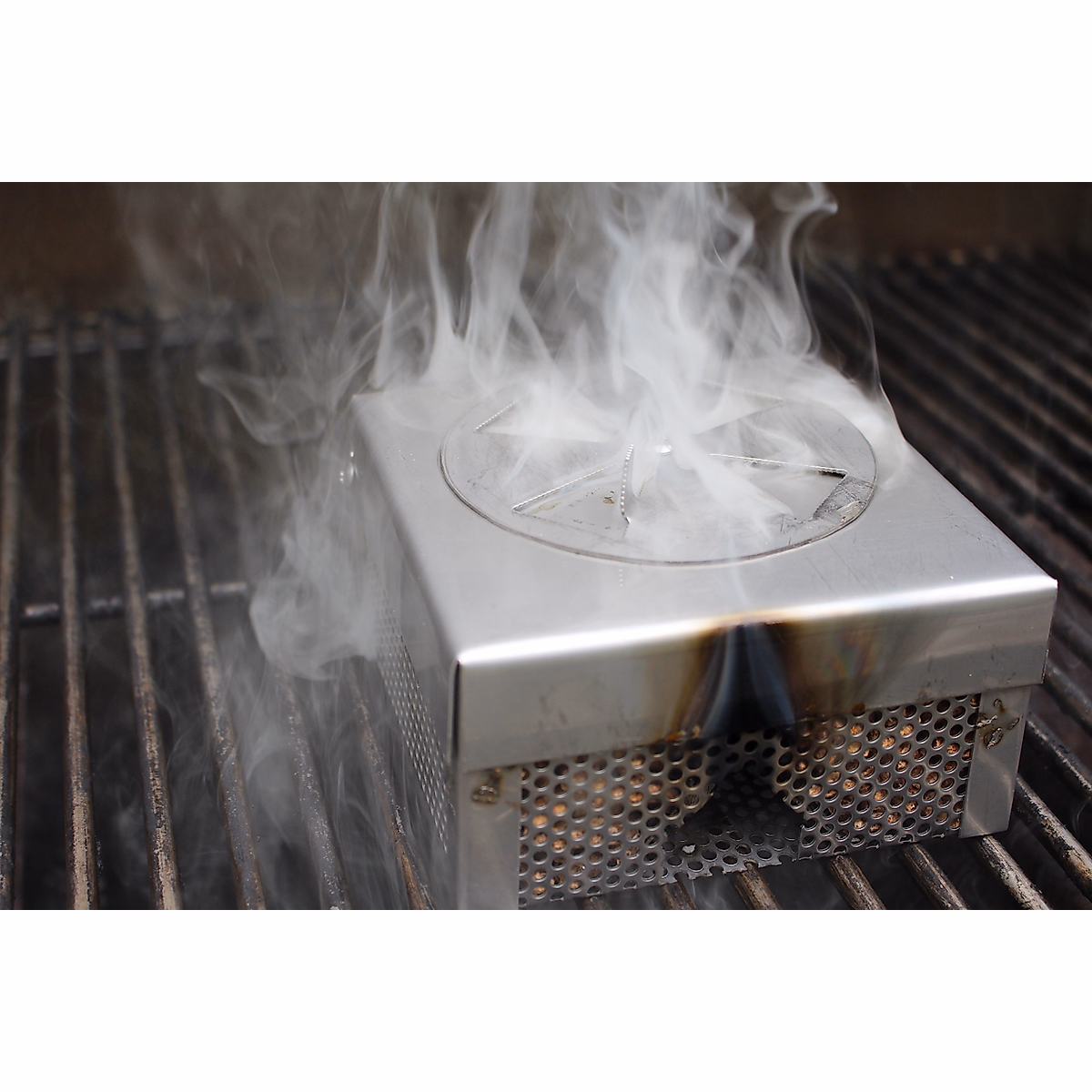 Smokehouse Products Smoker Box 304 Stainless Steel with Draft Control (9700-000-0000), One Size, Silver