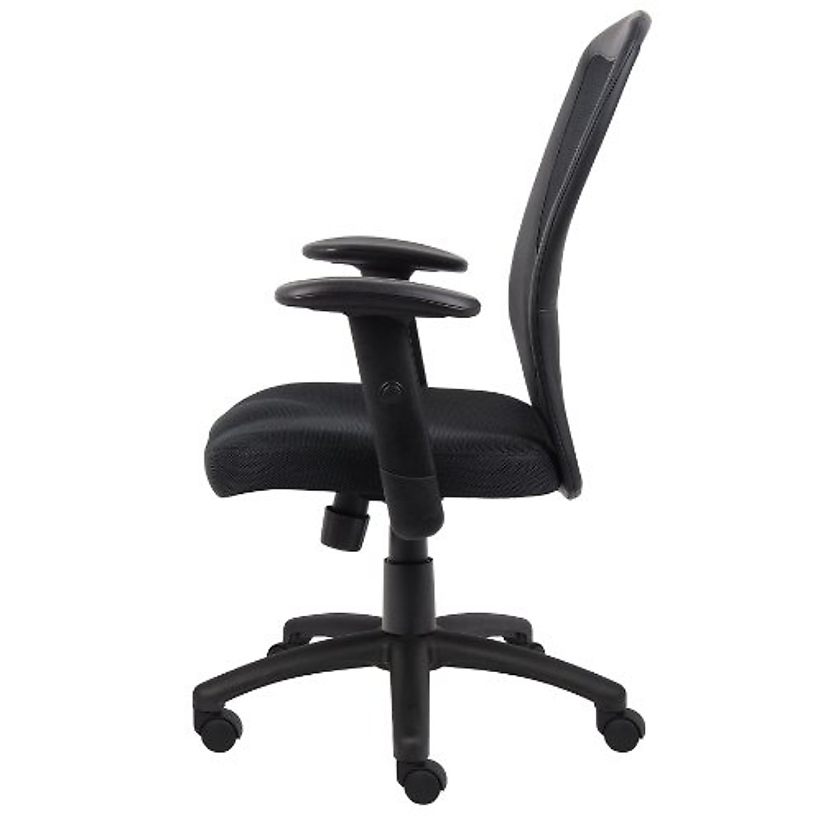 Boss Office Products Budget Mesh Task Chair in Black