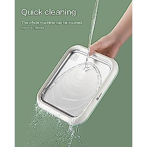 MOKKOM Ice Cream Maker, Rolled Ice Cream Maker with 2 Spatulas, Ice Cream Maker Machine for Home Kids, Frozen Fruit Ice Cream Maker Frozen Yogurt Maker Machine - Green
