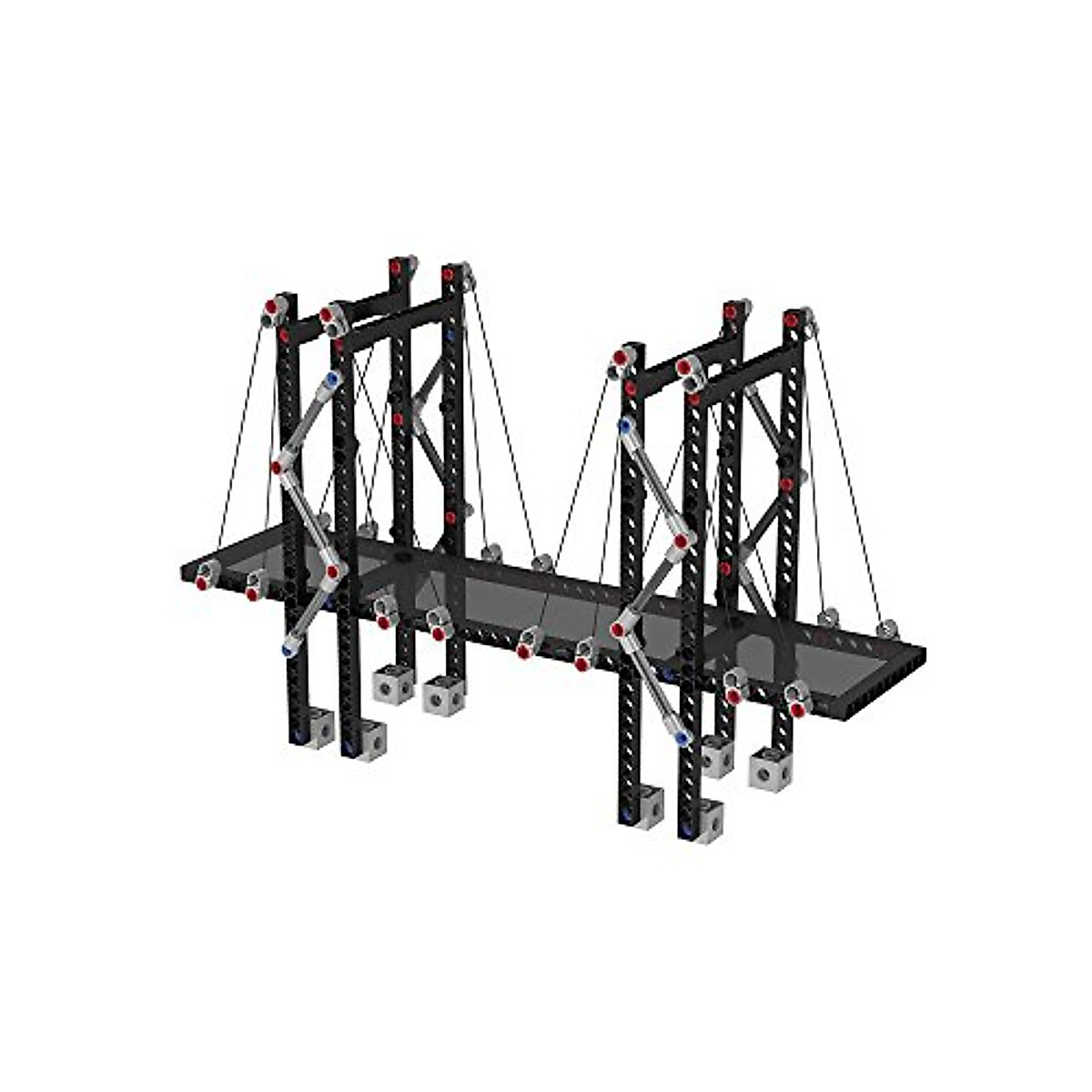 Thames & Kosmos Structural Engineering: Bridges & Skyscrapers | Science & Engineering Kit | Build 20 Models | Learn about Force, Load, Compression, Tension | Parents' Choice Gold Award Winner, Blue