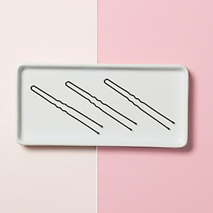 Diane 3” Hair Pins for Women, Girls, Hairdressing, Salon, U Shaped Hair Pins with Ball Tips for Securing Updos, Buns, Braids, and Everyday Styles, Black (32 Count)