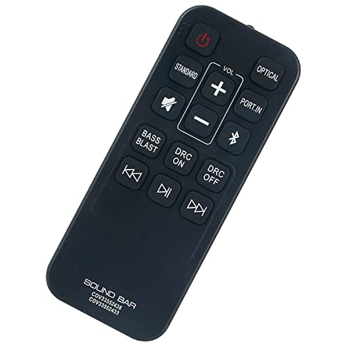 COV33552438 COV33552433 Replacement Remote Control Applicable for LG 2.0 Channel Compact Sound Bar SK1
