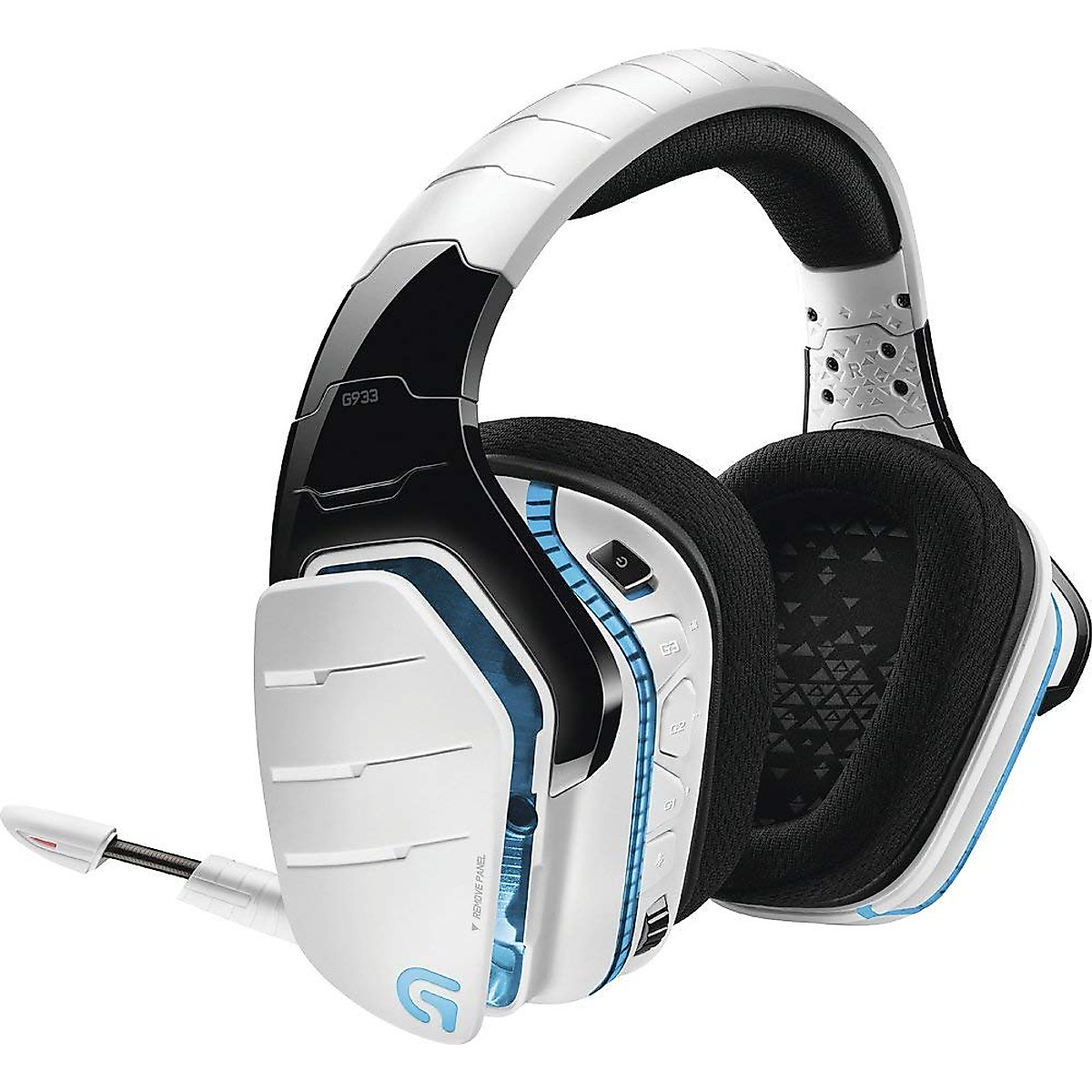 Logitech G933 Artemis Spectrum Snow Wireless 7.1 Gaming Headset, White (Renewed)