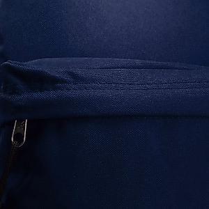 K-Cliffs Basic Backpack Classic Simple School Book Bag Student Daily Daypack 18 Inch Navy 18"x13"x16"