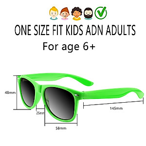 TUPARKA 12 Pack Sunglasses Bulk Summer Sunglasses Party Favors Goody Bag Fillers for Birthday Party Beach Pool Party, Green