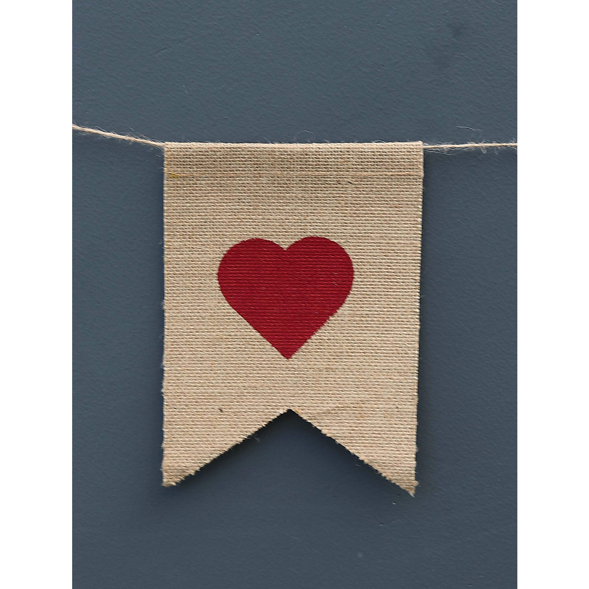 Boston Creative Company Love Burlap Banner Valentines Burlap Garland Wedding Decor Bridal Shower Banner Rustic Wedding Garland Valentines Day Decor Bridal Shower Decorations Wedding Heart Bunting