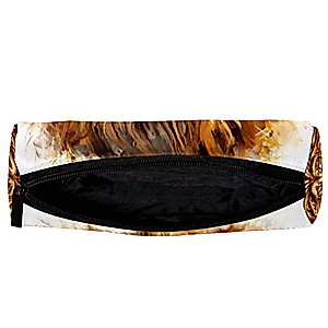 King Lion Aslan Pencil Bag Pen Case Stationary Case Pencil Pouch Desk Organizer Makeup Cosmetic Bag for School Office