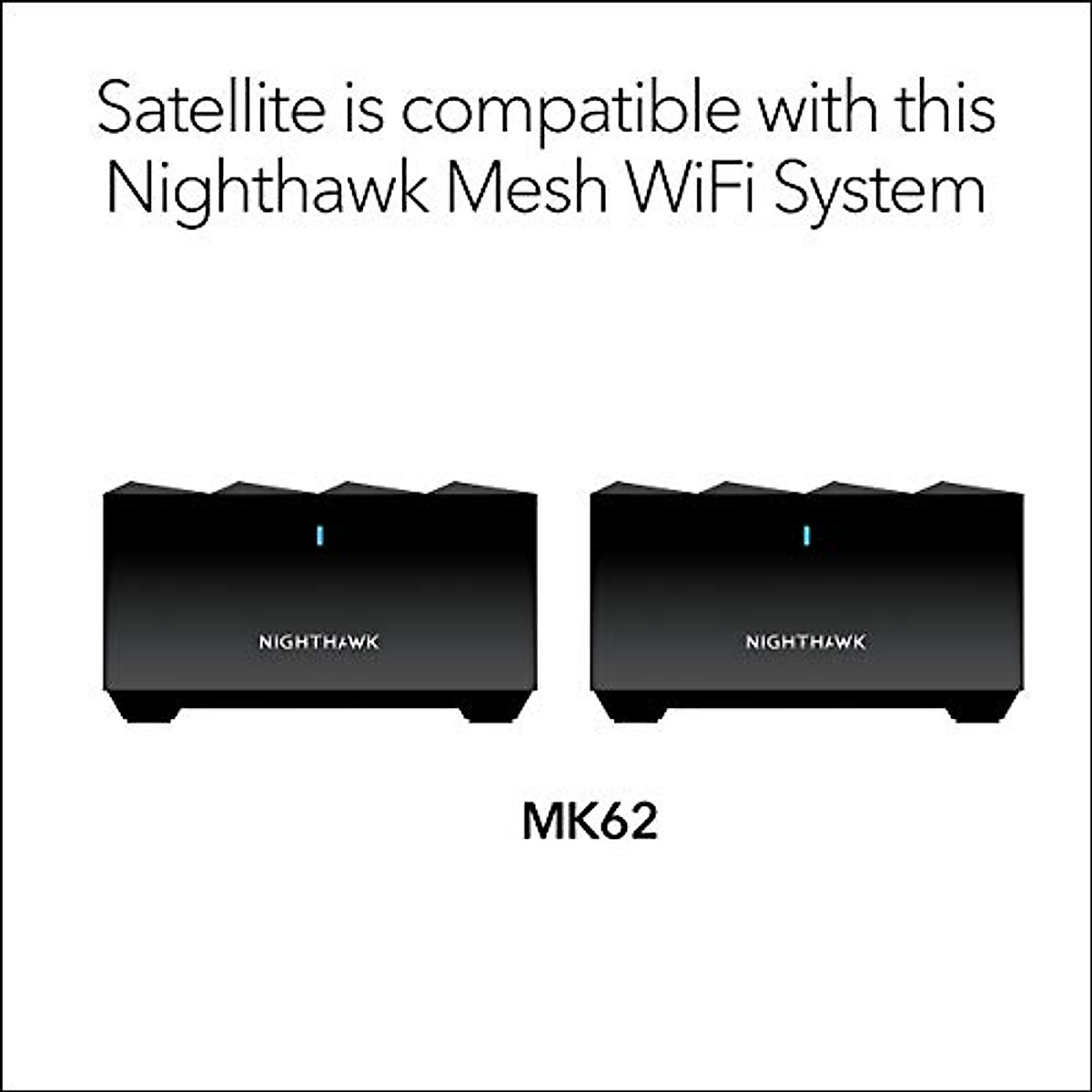 NETGEAR Nighthawk Whole Home Mesh WiFi 6 Add-on Satellite (MS60) – add up to 1,500 sq. ft. of coverage