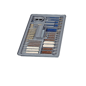 Allen Company Universal Gun Cleaning Kit & Tool Box - Rifle, Shotgun & Handgun Gun Cleaner Kit - 66-Piece - Gun Accessories for Men and Women - Cleaning Kit Gun Case - Black/Gray