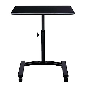 JTSQ Mobile Laptop Computer Desk CART Height-Adjustable Home Office Office Furniture Standing Desk Computer Desk Stand up Desk Gaming Desk Standing Desk Office Desk Office Desk Accessories