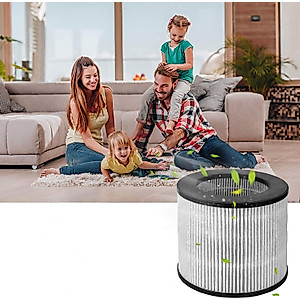 KEYJINIU 2 PACK 2801 Replacement Filter Compatible with Bissell 2801, 2780, 2780A, 2780B, 2780P, 27809 Hight Efficiency and Carbon Filter MyAir Personal 2801 Filter