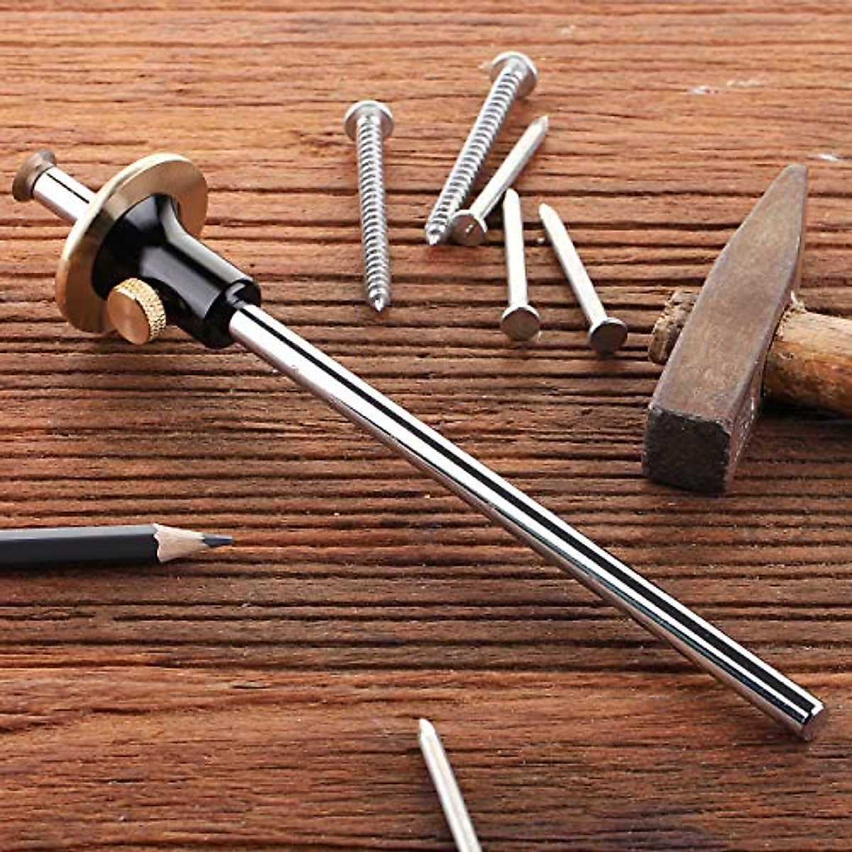 Mr. Pen- Wheel Marking Gauge, 2 Extra Blades, Marking Gauge, Marking Gauge Woodworking, Wood Scribe Tool, Marking Tool, Woodworking Gauges, Marking Guide, Marking Gauges for Woodworking, Wood Marking