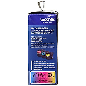 Brother International LC1053PKS 3 Pack LC105C M Y