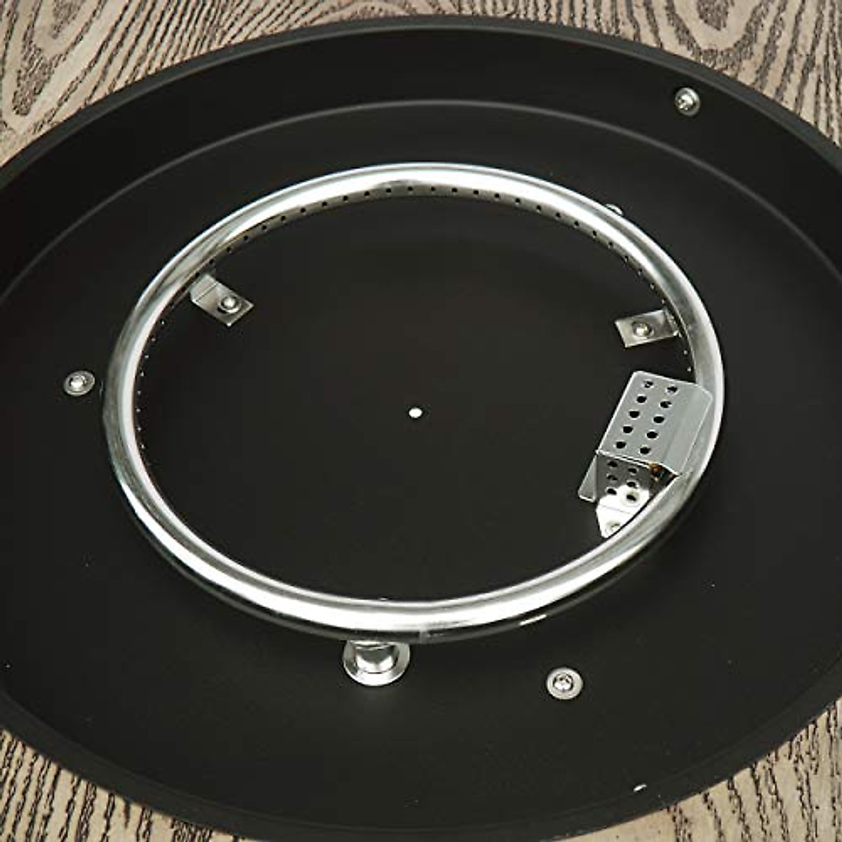 Christopher Knight Home Senoia Outdoor FIRE Pit, Wood Pattern Brown