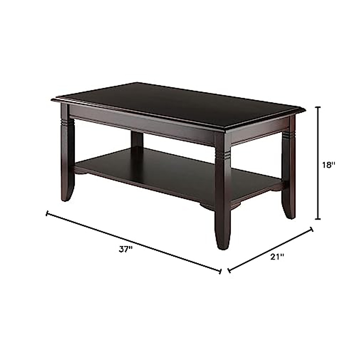 Winsome Wood Nolan Occasional Table + Eugene Accent Table Bundle | Solid Wood