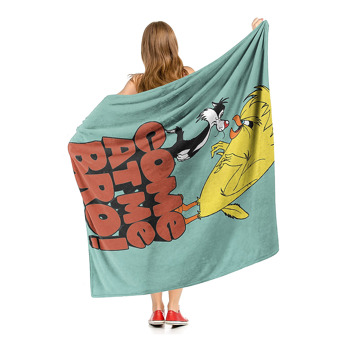 Northwest Looney Tunes Silk Touch Throw Blanket, 50" x 60", Come at Me Bro