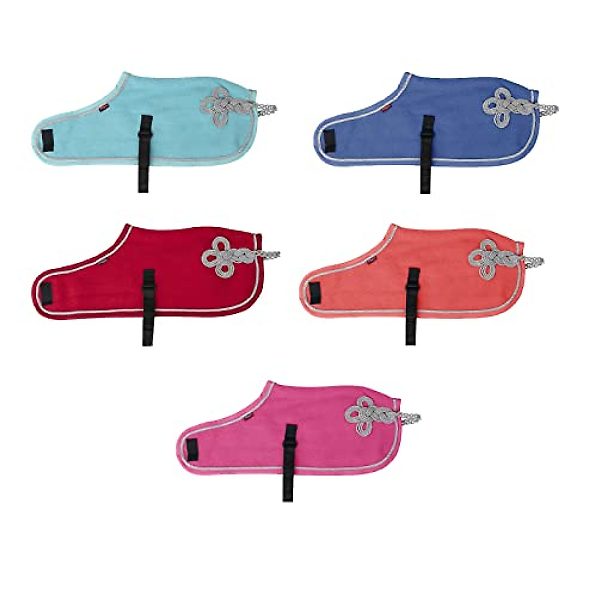 LeMieux Toy Pony Blanket for Toy Pony with Detail & Ornament - Quality Fleece - 3 Years + - Gift for Kids - Papaya