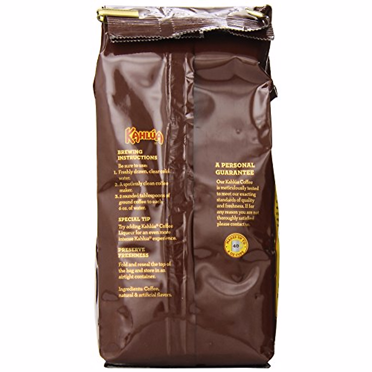 Kahlua Gourmet Ground Coffee, Original, 12 Ounce (Pack of 2)