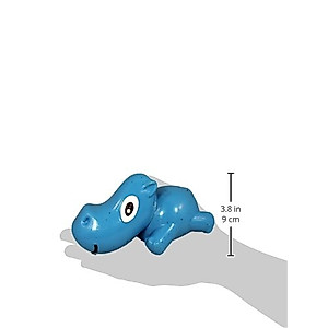 Cycle Dog 3-Play Hippo Dog Toy, Ecolast Post Consumer Recycled Material, Blue