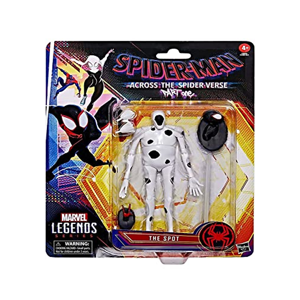 Marvel Legends Series Spider-Man Across The Spider-Verse The Spot 6-Inch Action Figure Toy, 5 Accessories White