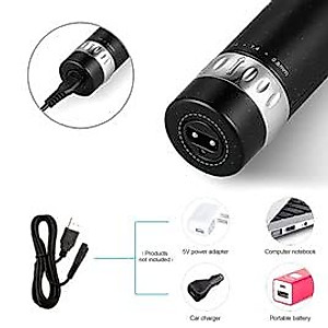 SHARTECH Professional Hair Clipper Cord/Cordless Hair Cutting & Trimming Kit, Super Quality Metal and Ceramic Blade, Cut Size 0.5mm(000)-1.7mm, 3 5 7 9mm Combs, with 2 Rechargeable Lithium Batteries