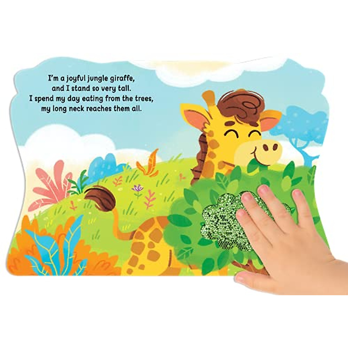 Jungle Days with Giraffe - Touch and Feel Board Book - Sensory Board Book