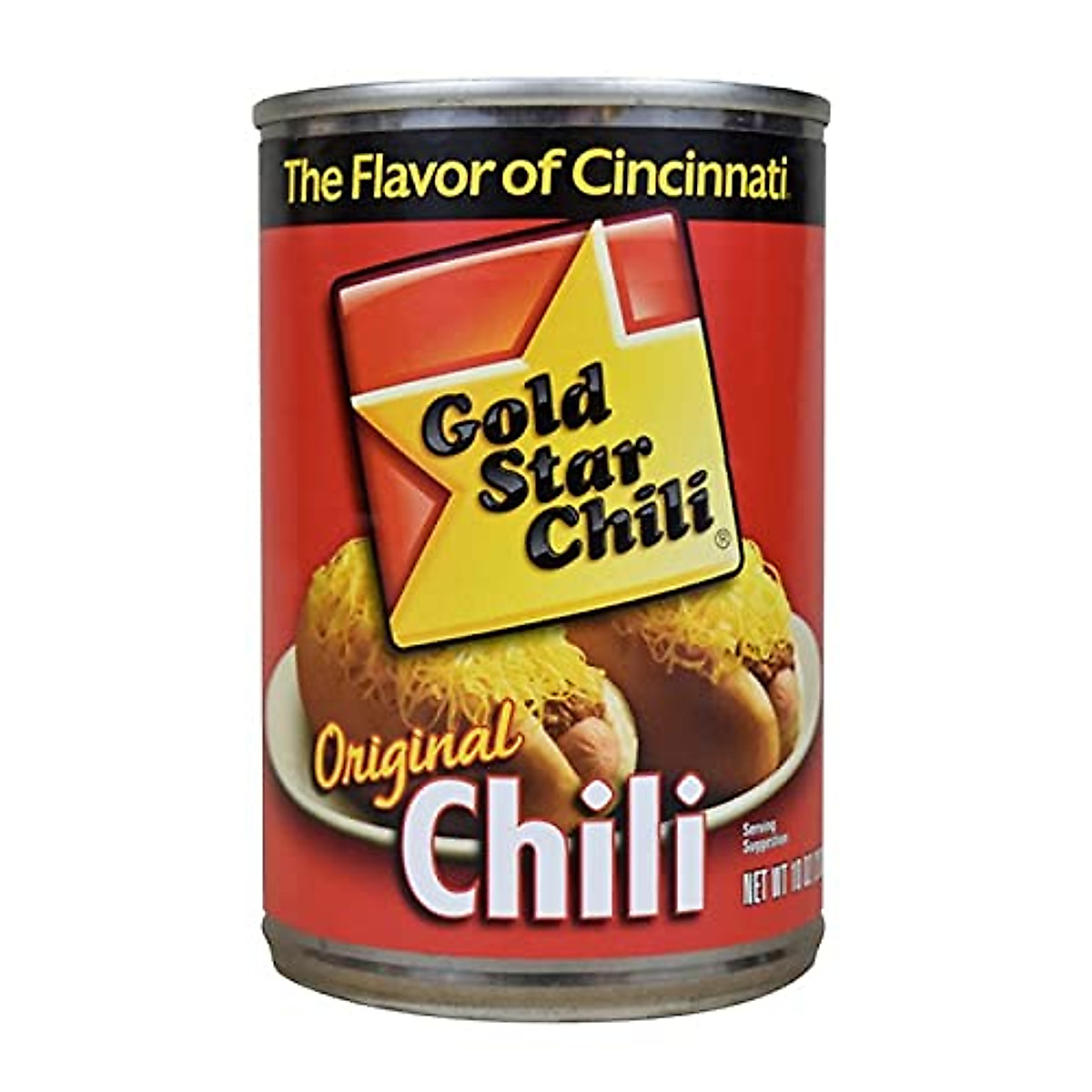 Gold Star Original Chili, THE FLAVOR OF CINCINNATI, 10-ounce Can (Pack of 6).