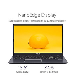 ASUS 2023 Newest Vivobook Go 15 L510 Thin & Light Laptop Computer, 15.6” FHD Display, Intel Dual-Core Processor, 4GB RAM, 64GB eMMC + 256GB SD Card, Windows 11 Home in S Mode, Star Black