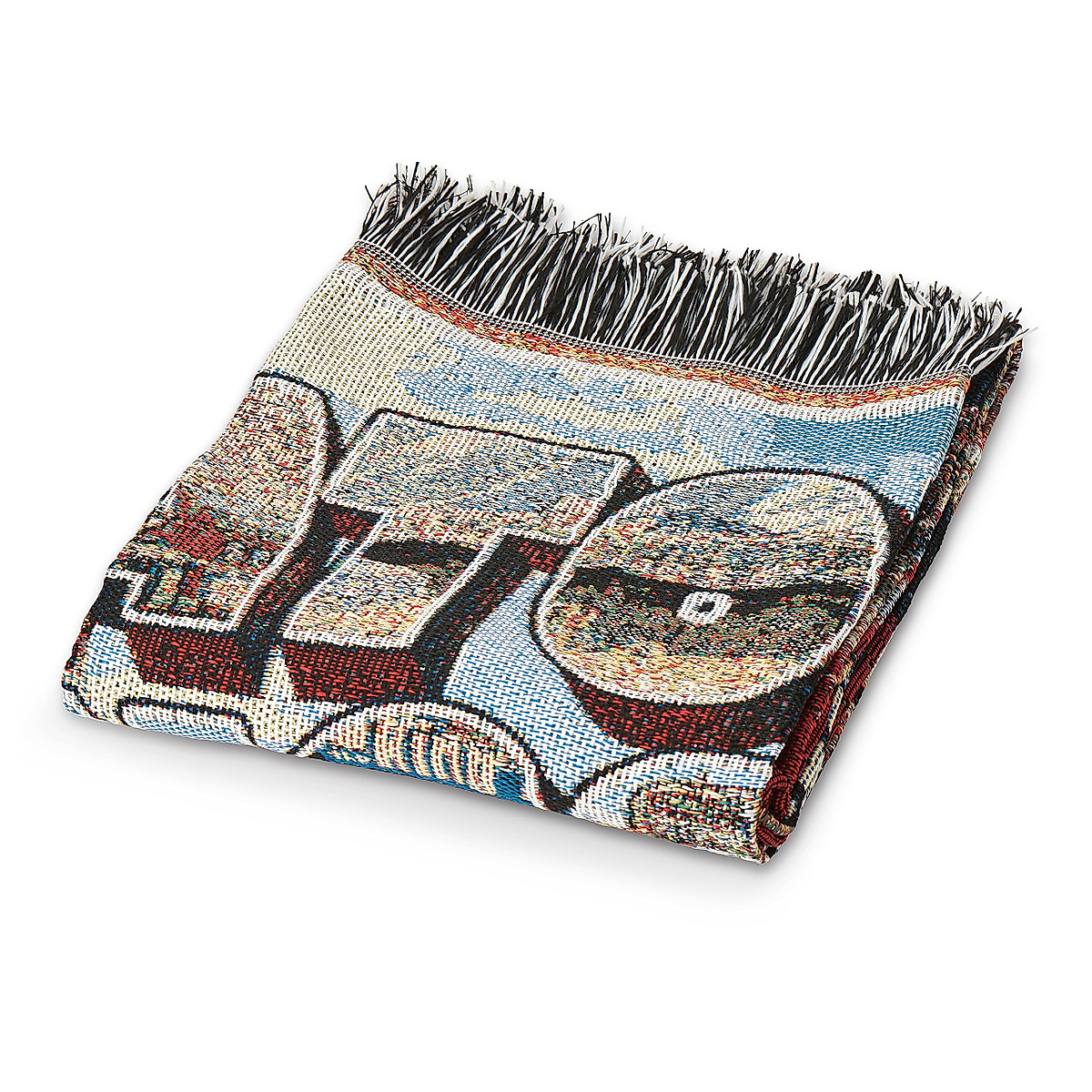 Disney-Pixar's Cars, "Greetings from Radiator Springs" Woven Tapestry Throw Blanket, 48" x 60", Multi Color