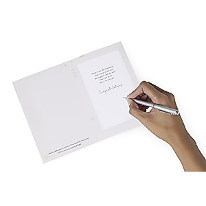 Hallmark Wedding Card (Removable Keepsake Wooden Heart Ornament)