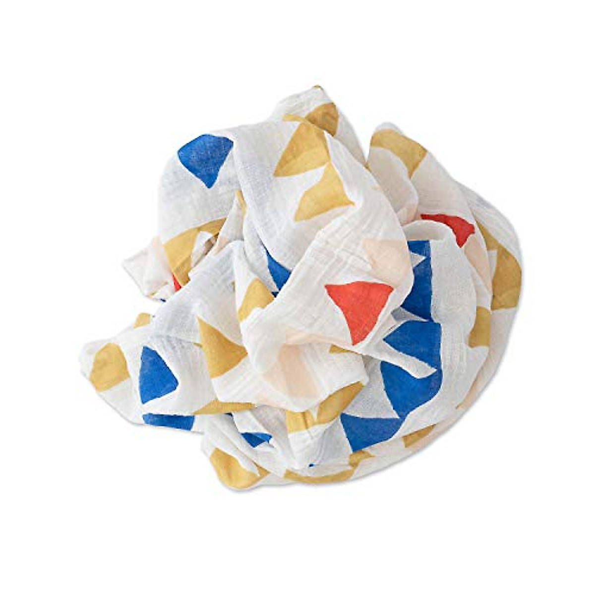 Red Rover Kids Cotton Muslin Swaddle - 47”x 47”- 100% Cotton – Machine Washable – Softer with Every Wash – Playful Designs -Soft, Breathable & Lightweight – Unisex (Banners)