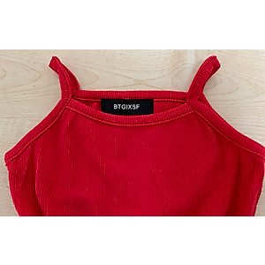 BTGIXSF Baby Girls Tutu Dress Toddler Sleeveless Tulle Dress Princess Infant Party Dresses 1580 Red 4T