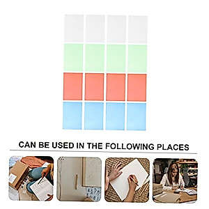 16pcs Translucent Reading Strip Writing Board Home Tools Bookmarks for Bulk PVC Exam Mats Dyslexia Tools for Dyslexia Reading Strips PVC Exam Plates Translucent Bookmarks