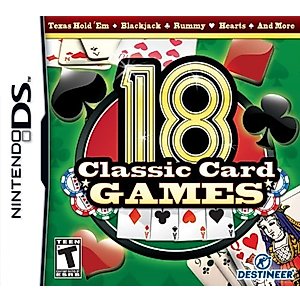 18 Classic Card Games - Nintendo DS