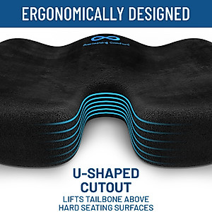 Everlasting Comfort Seat Cushion for Office Chair and Lumbar Support for Office Chair