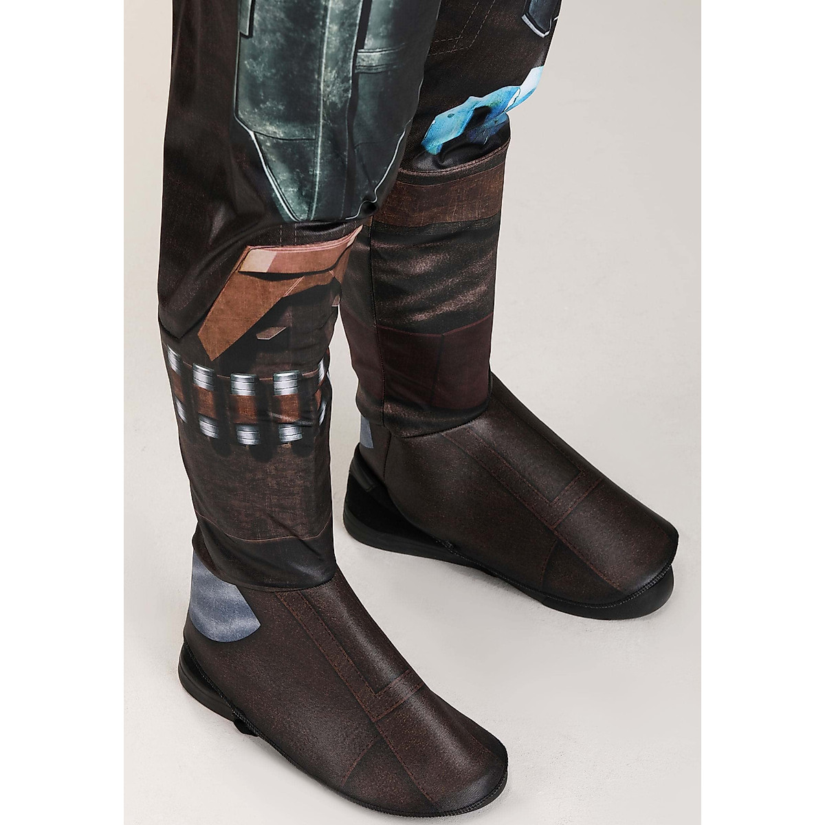 Jazwares STAR WARS Deluxe Adult Mandalorian Costume, Mens Halloween Costume - Officially Licensed 2X